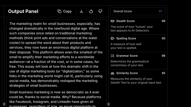 Stealth Writer | Undetectable AI | Essay Writer