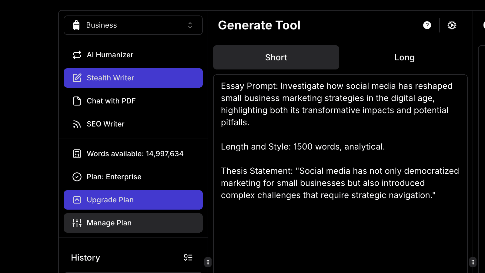 Stealth Writer | Undetectable AI | Essay Writer